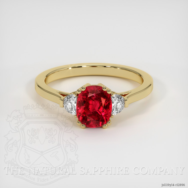Ruby Ring 1.63 Ct. 14K Yellow Gold | The Natural Ruby Company