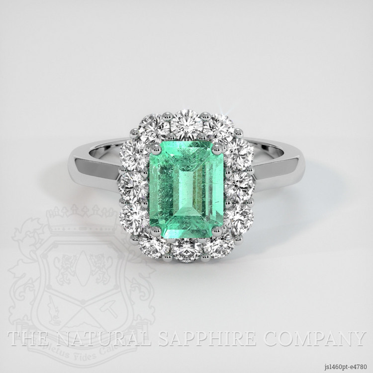 Emerald Ring 1.30 Ct. Platinum 950 | The Natural Emerald Company