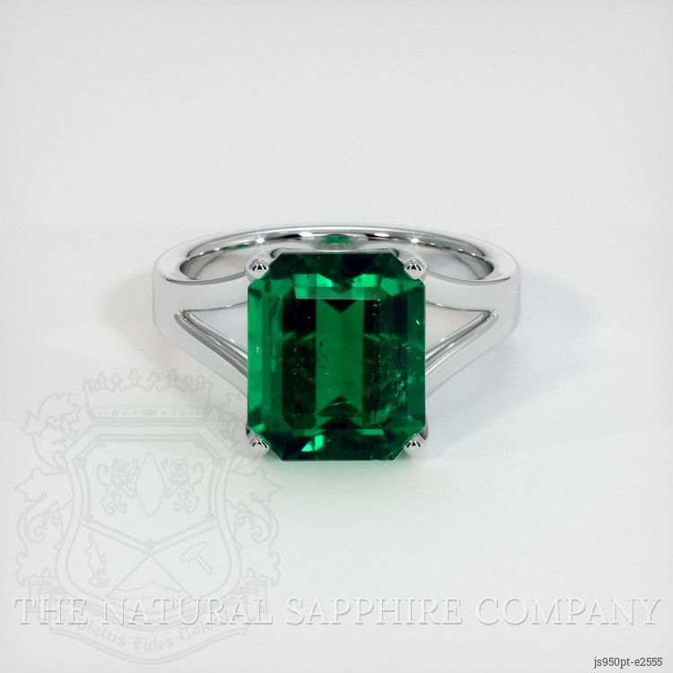 Emerald Ring 4.32 Ct. Platinum 950 | The Natural Emerald Company