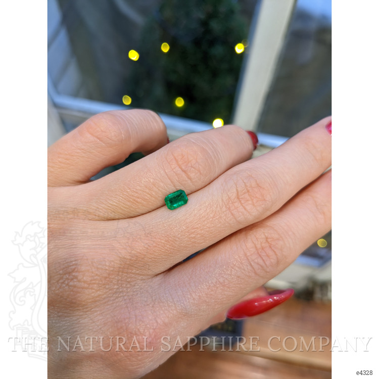 Loose Emerald - Emerald Cut 0.43 Ct. - #E4328 | The Natural Emerald Company